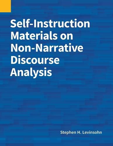 Self-Instruction Materials on Non-Narrative Discourse Analysis, Stephen ...