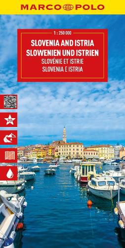 Slovenia and Istria Marco Polo Map, Marco Polo (9783575022813 ...