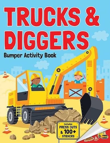 Trucks & Diggers: Bumper Activity Book, (9780655245384) — Readings Books