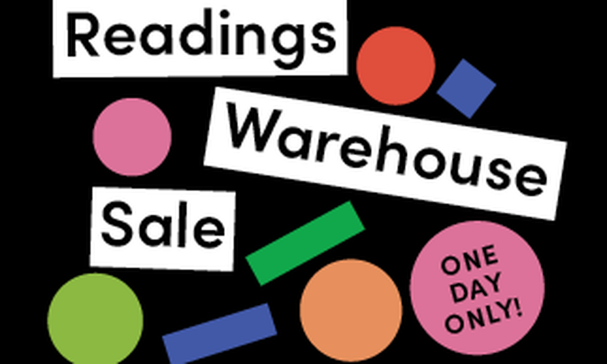 Famous Readings Warehouse Sale — Readings Books