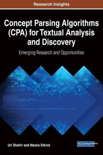Concept Parsing Algorithms (CPA) for Textual Analysis and Discovery ... Concept Parsing Algorithms (CPA) for Textual Analysis and Discovery ...
